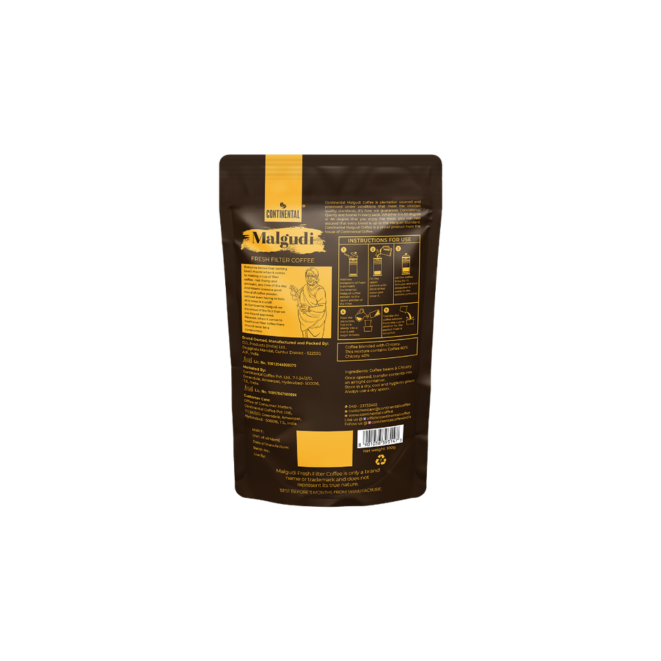 Get Malgudi Filter Coffee Powder 80:20 Online – Continental Coffee