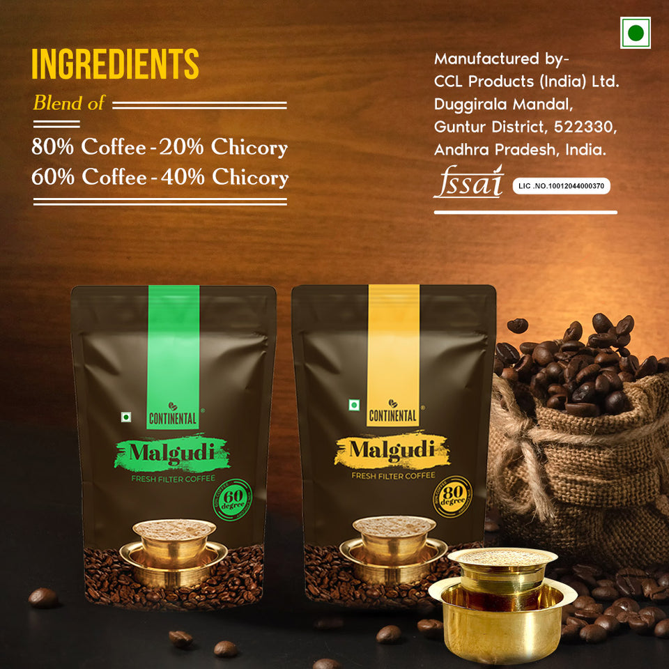 Buy Malgudi Filter Coffee Combo of 2 Online – Continental Coffee